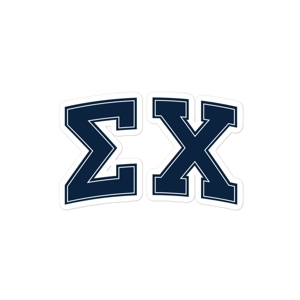 Sigma Chi Letters Sticker – The Sigma Chi Store