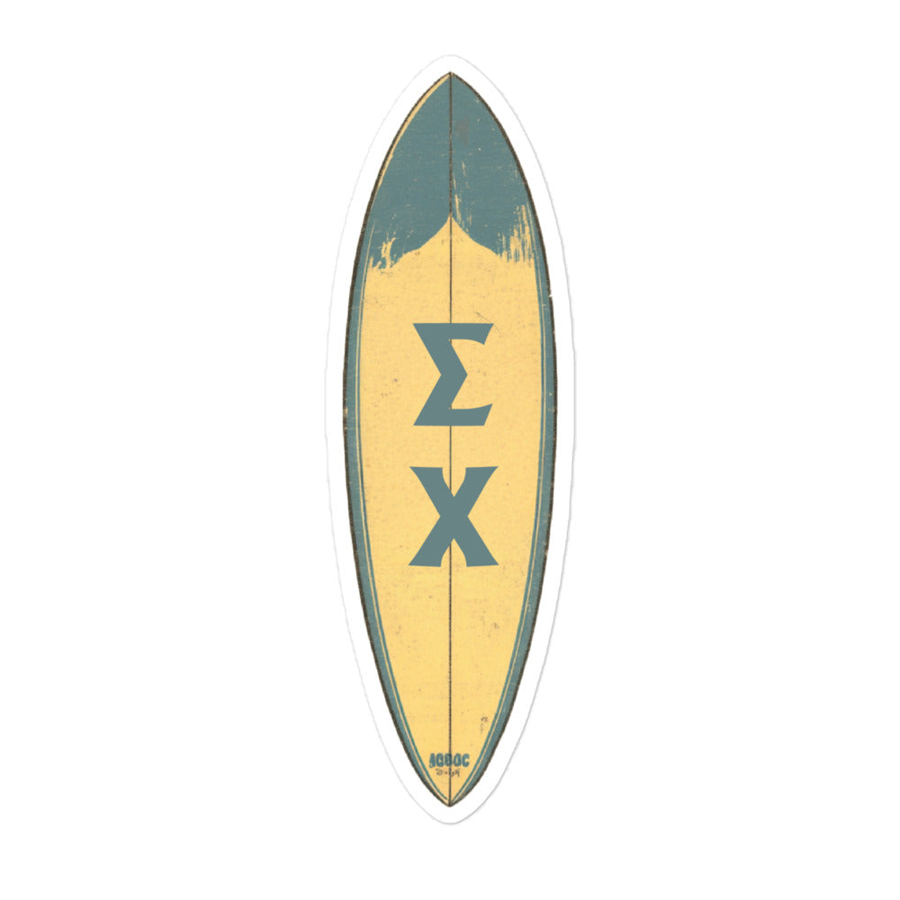 Drop 013: Sigma Chi Surfer Sticker – The Sigma Chi Store