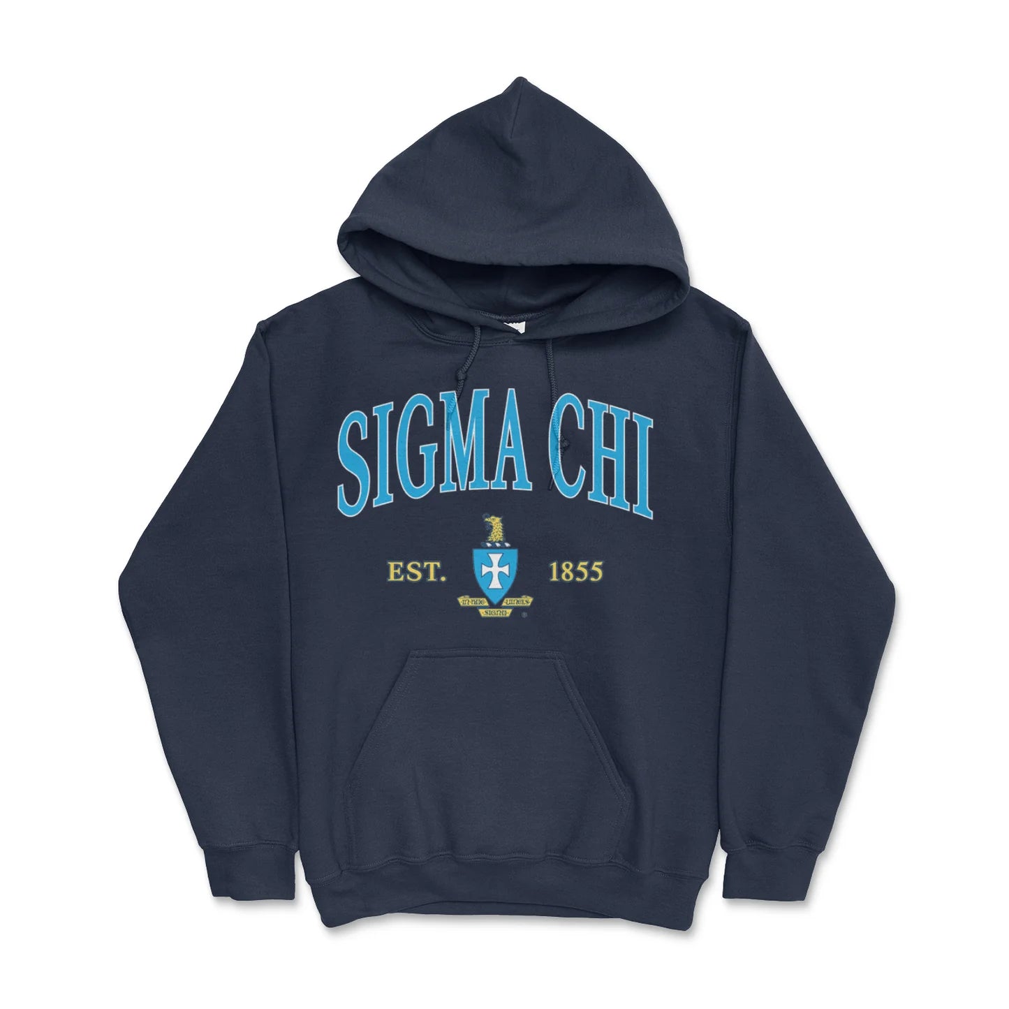 Sigma Chi Vintage Coat of Arms Hoodie (Navy) – The Sigma Chi Store