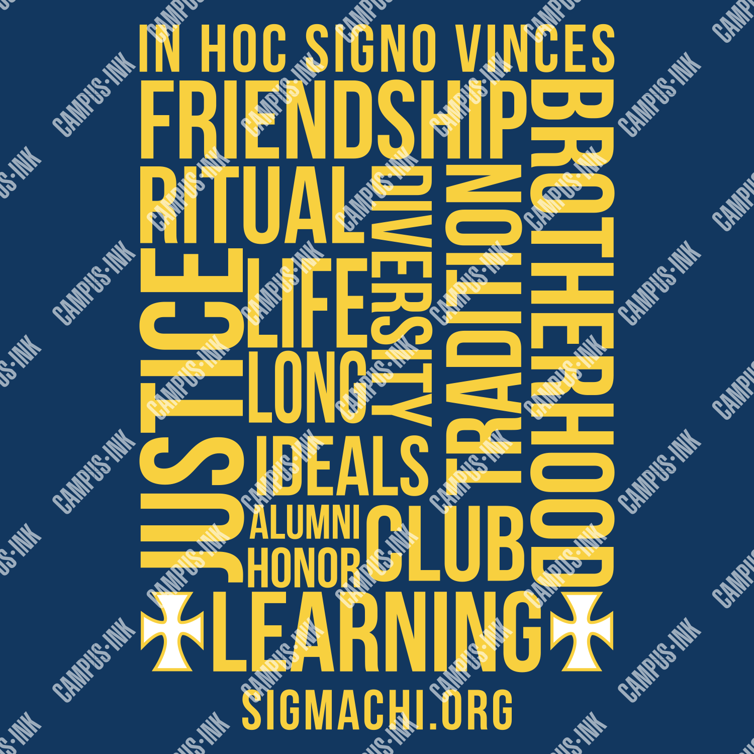 Sigma Chi Word Box Design – The Sigma Chi Store