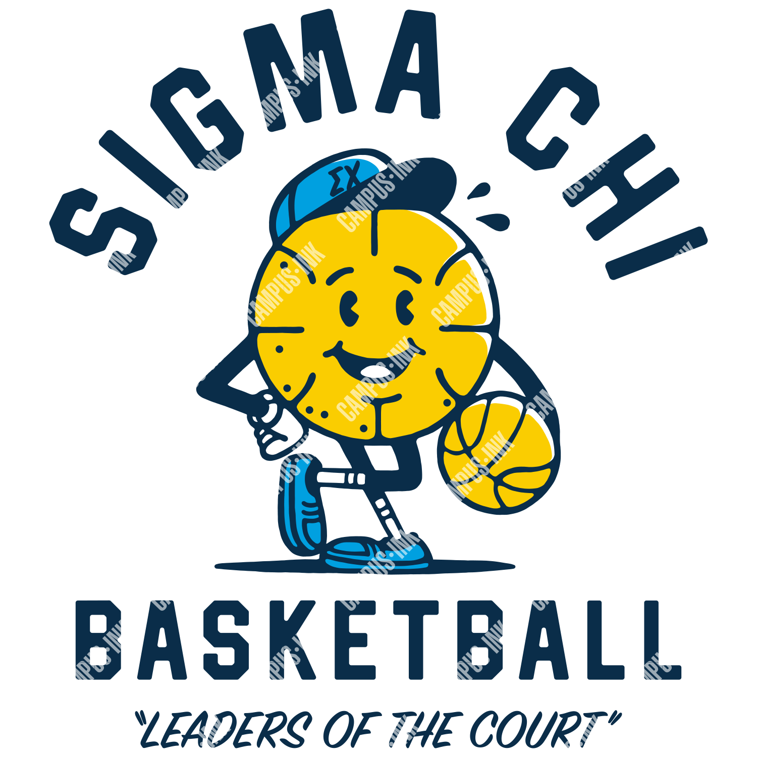 Sigma Chi Standing Basketball Design – The Sigma Chi Store