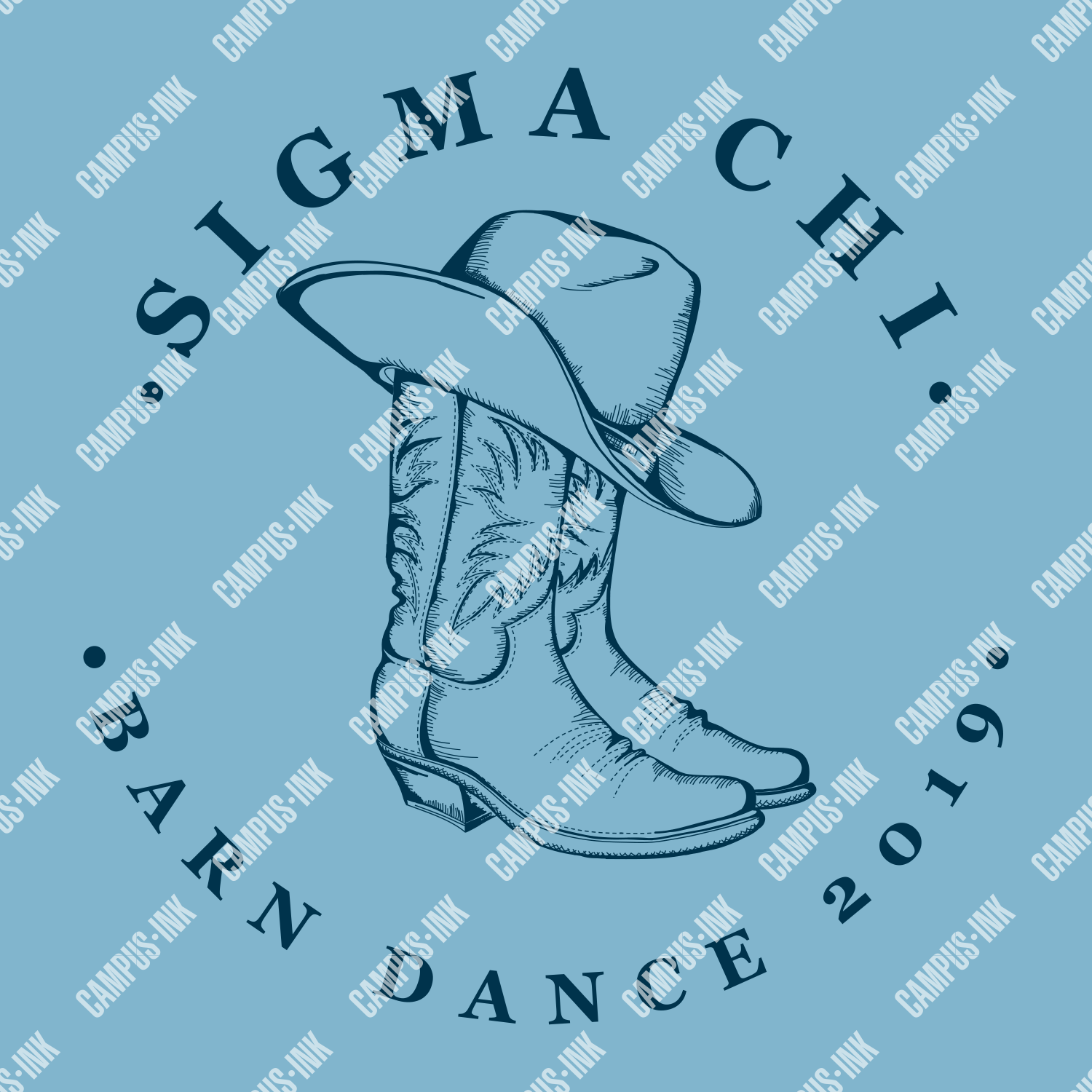 Sigma Chi Cowboy Boots Design – The Sigma Chi Store