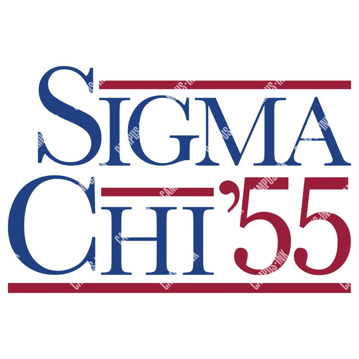 Sigma Chi '55 Rush Design – The Sigma Chi Store